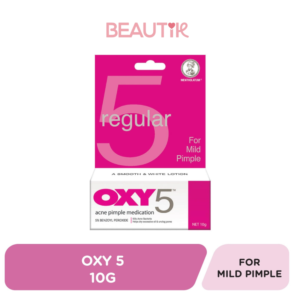 Oxy 5 AcneTreatment Lotion Benzoyl Peroxide 5% 10g | Shopee Malaysia