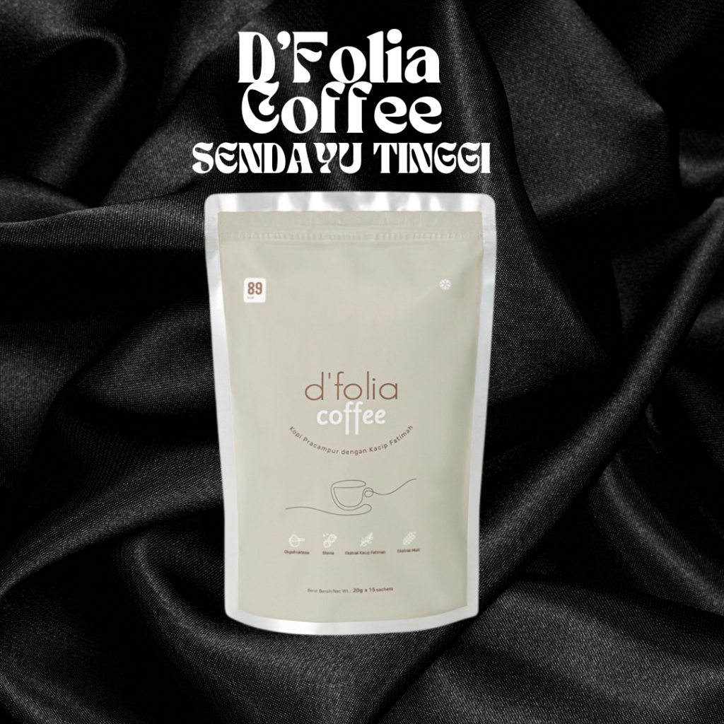 Sendayu Tinggi D'Folia Coffee - Kopi Pra-campuran dengan Kacip Fatimah ...