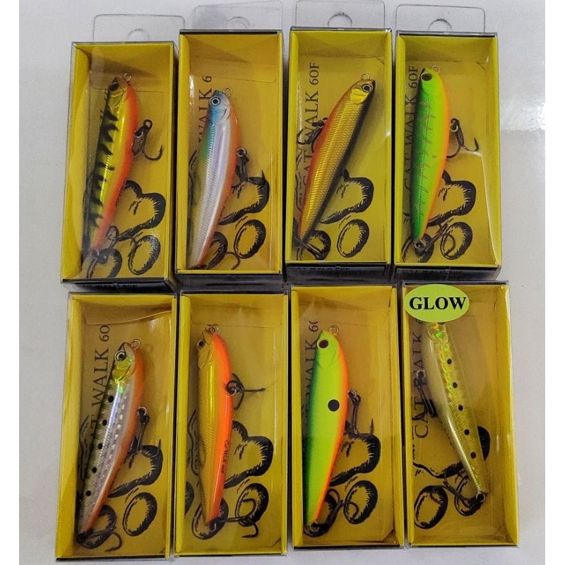 Ofmer Gold Cat Walk 60F Fishing Lure | Shopee Malaysia