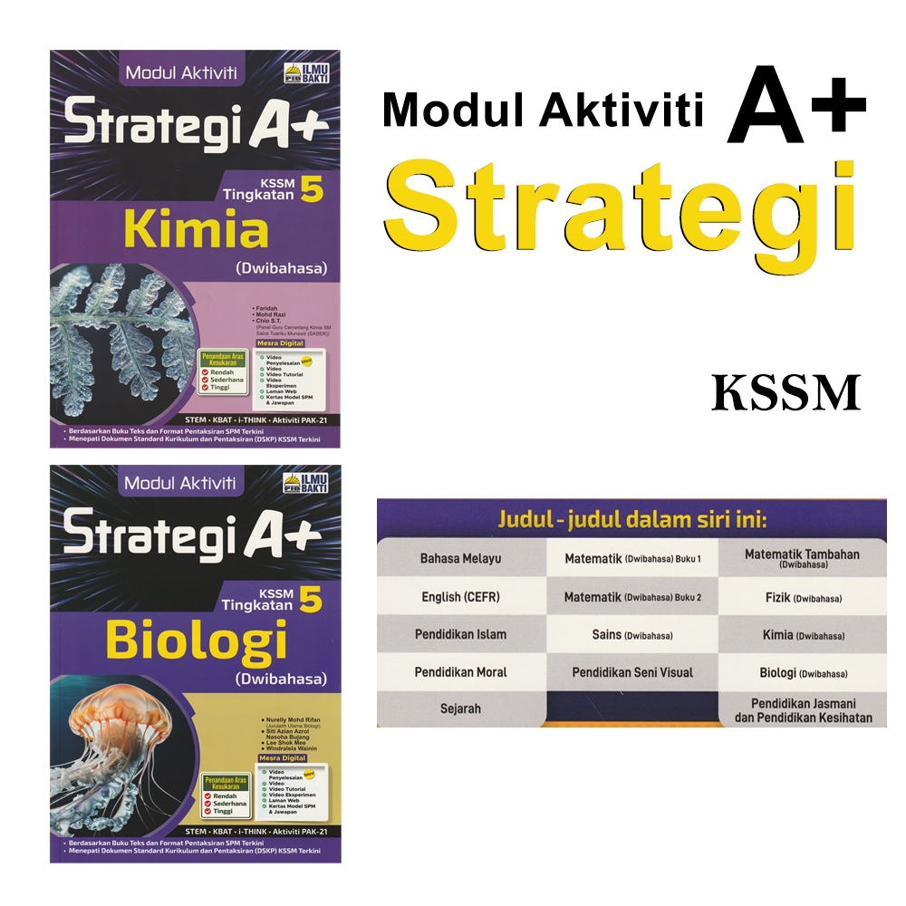 ILMU BAKTI | ACTIVITY BOOK | KSSM - MODUL AKTIVITI STRATEGI A+ ...