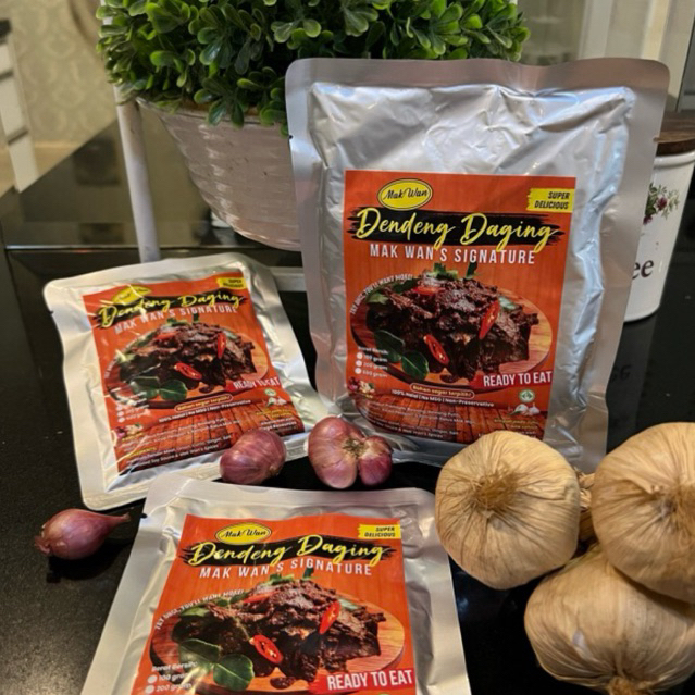 Daging Dendeng Ready To Eat Rendang Sambal Nyet Berapi Balado Resepi ...