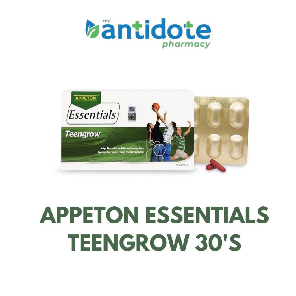 CLEARANCE !!! APPETON ESSENTIALS TEENGROW 30'S (EXP : 06/2025) | Shopee ...