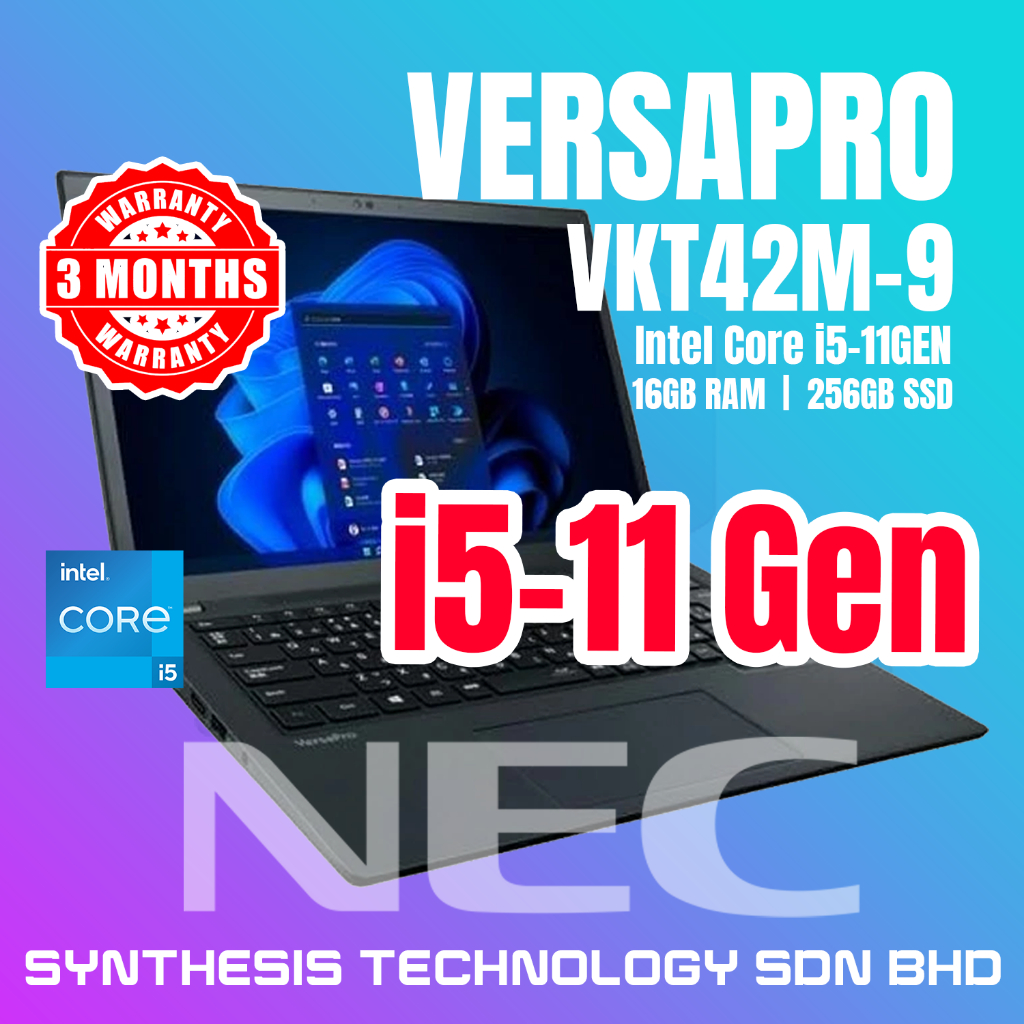 NEC VERSAPRO VKT42M-9 I5 11GEN 8/16GB RAM + 128/256GB SSD REFURBISHED ...