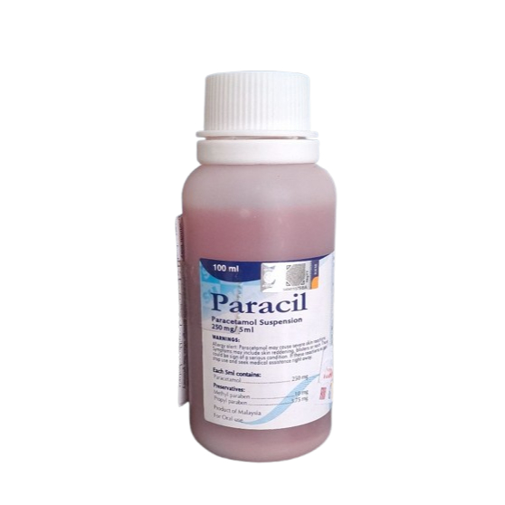 Paracil Paracetamol Suspension 100ml | Shopee Malaysia