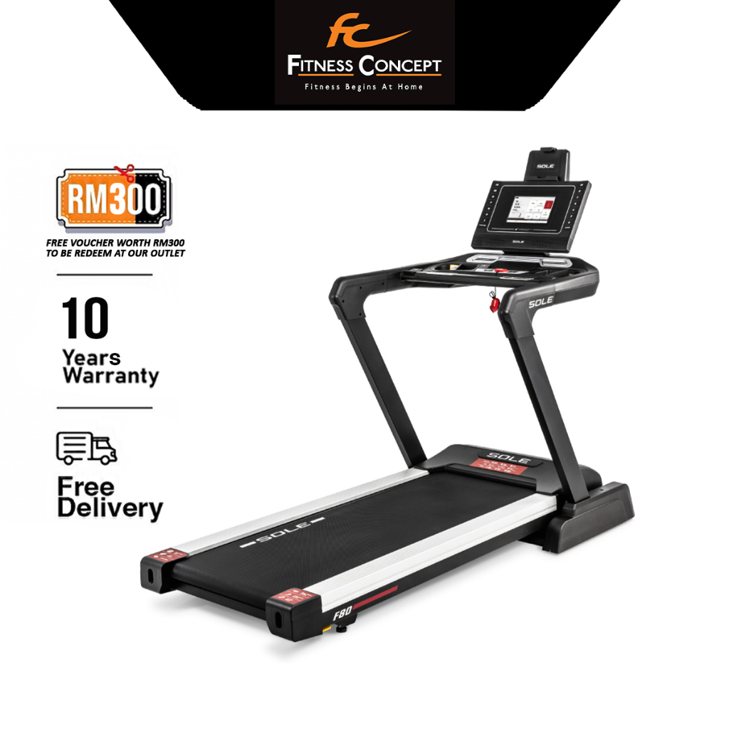 Fitness Concept : SOLE F80 Treadmill Z Frame | Shopee Malaysia