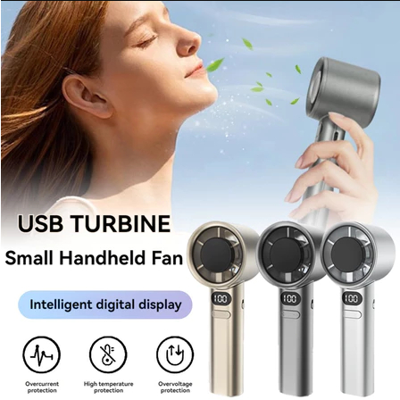 120 High-speed Desktop Fan Handheld Mini Fan USB Rechargeable Portable ...