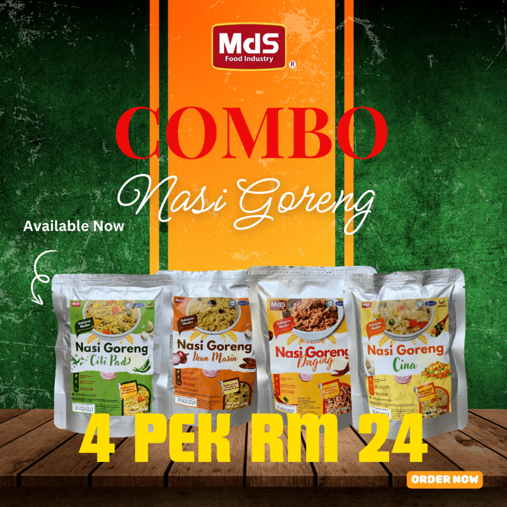 COMBO NASI GORENG 4 PEK RM 24 | Shopee Malaysia