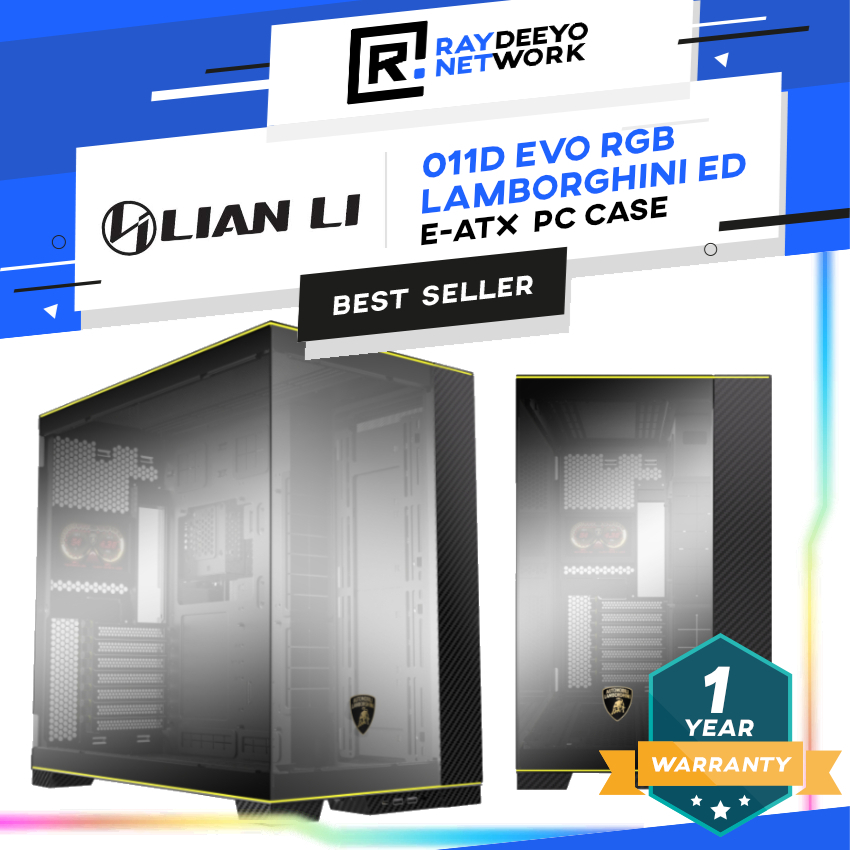 Lian Li O11 Dynamic Evo RGB Automobile E-ATX Gaming Case [LAMBORGHINI ...