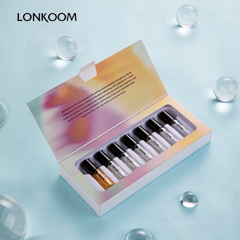 LONKOOM Perfume 5ML*7pcs Gift Set Colorful Dream Long-lasting fragrance ...