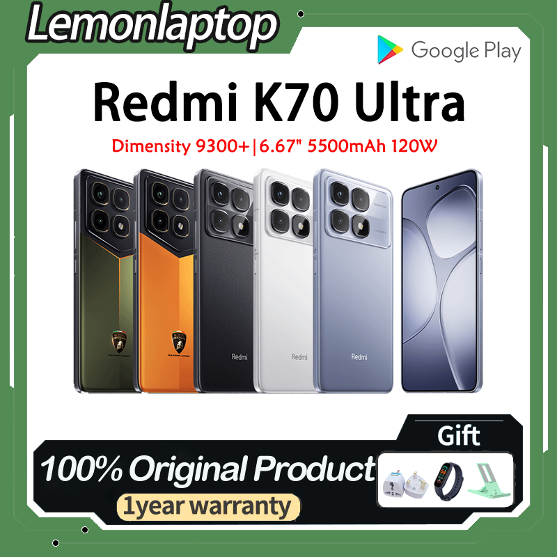 Xiaomi Redmi K70 Ultra Dimensity 9300+ 144Hz OLED 5500 mAh 120W Fast ...