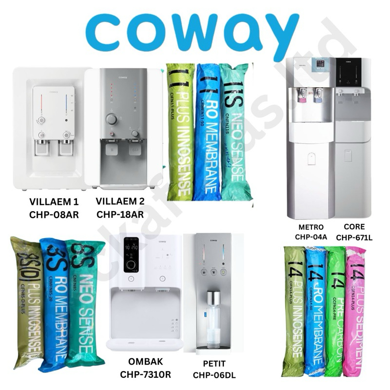 Filter coway 100% original | Villaem 1&2 | Ombak&Petit | Model&Metro ...