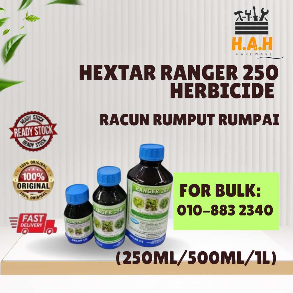Hextar Ranger 250 Herbicide/ Triclopyr-butotyl/ Racun Rumput Rumpai ...