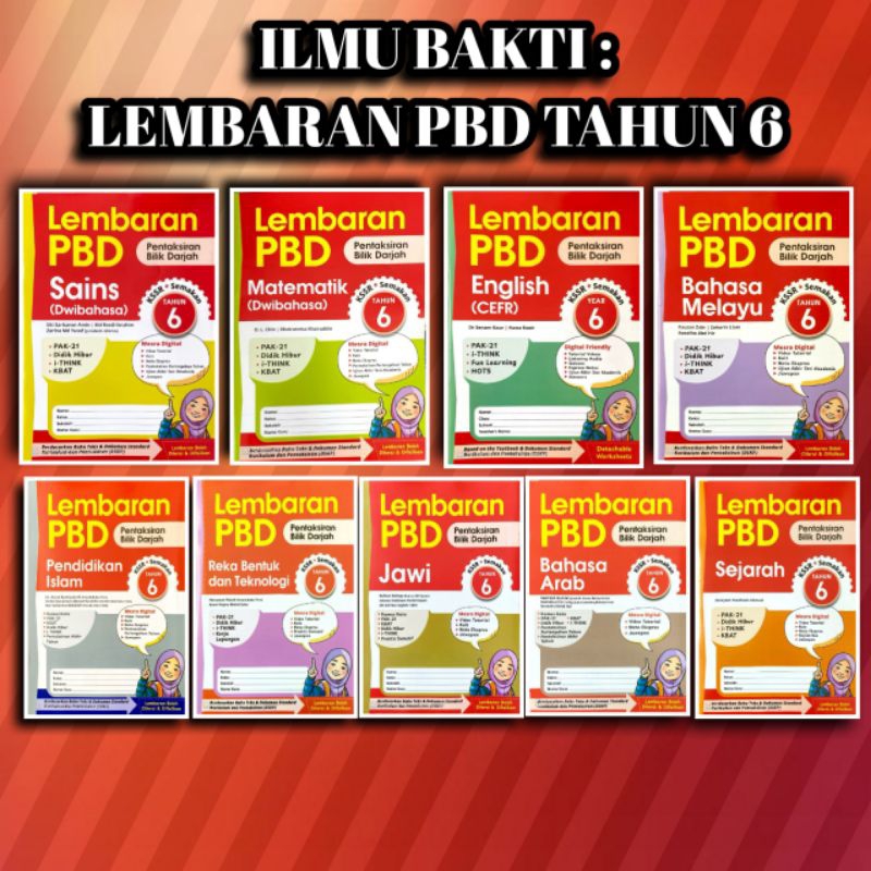 PIB 2025 - LEMBARAN PBD TAHUN 6 | Shopee Malaysia