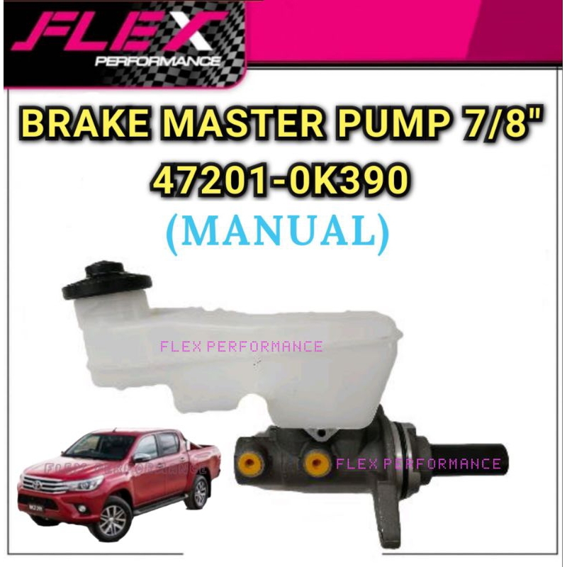 TOYOTA HILUX REVO GUN125 7/8'' MANUAL BRAKE MASTER PUMP HYDRAULIC ...