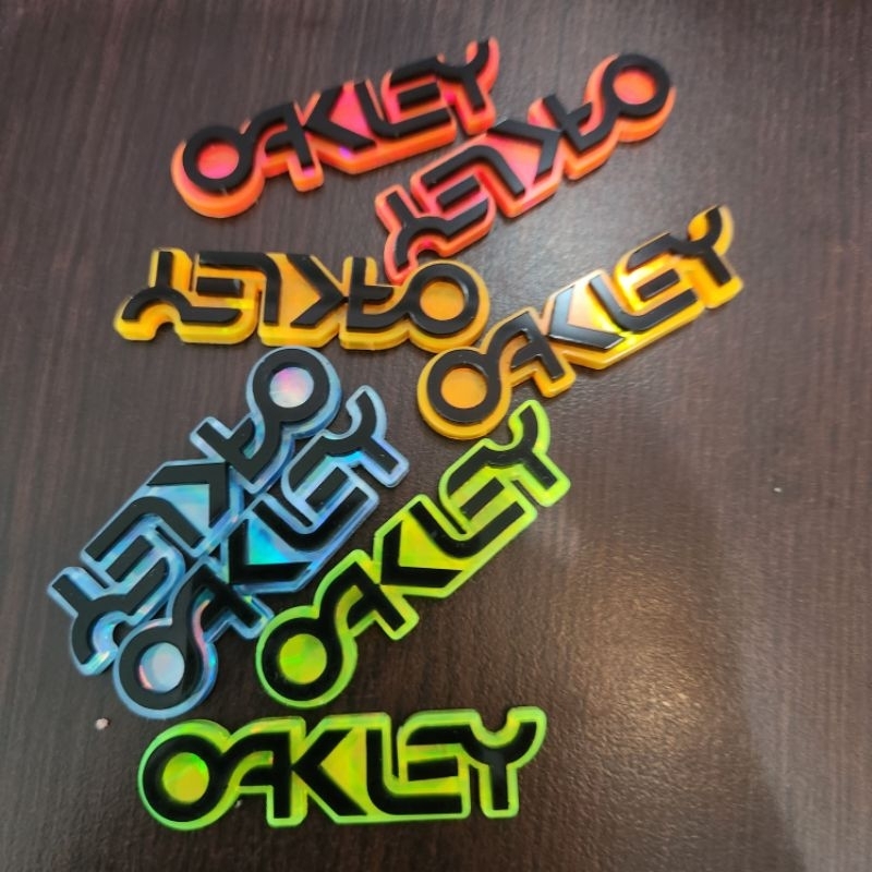 Oakley Emblem 2 layer sticker Motorcycle (ready stock) | Shopee Malaysia