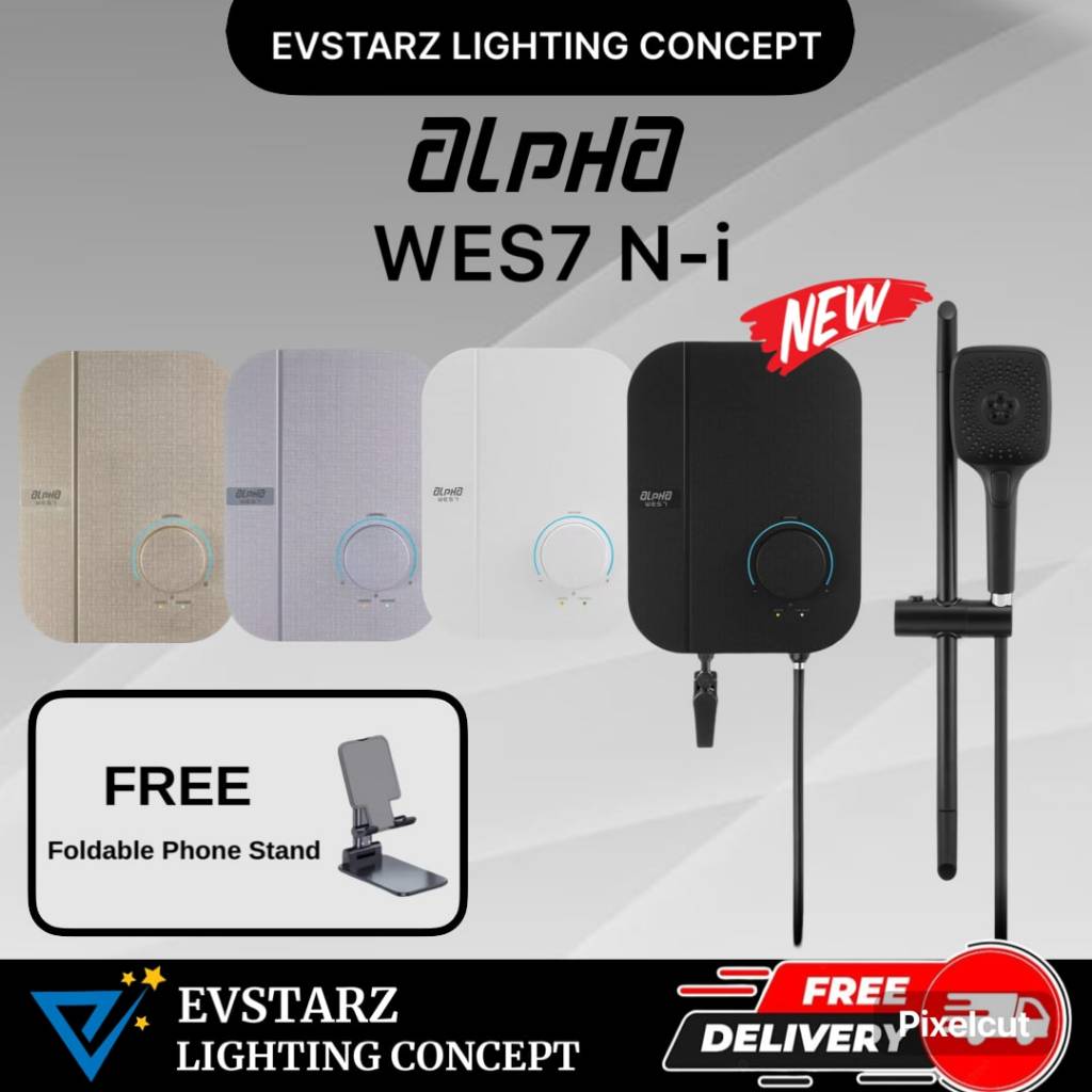 ALPHA WES7 Neon / Basic Instant Water Heater DC Pump | Shopee Malaysia