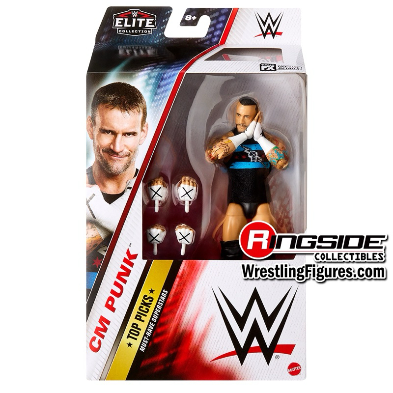 WWE Figure CM Punk - WWE Elite Top Pickz 2025 (WAVE 2) | Shopee Malaysia