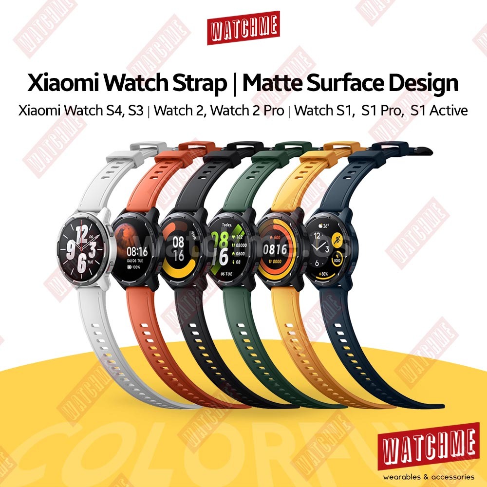 Xiaomi Watch Strap, Matte Surface Design 22mm, Lightweight Black Buckle ...