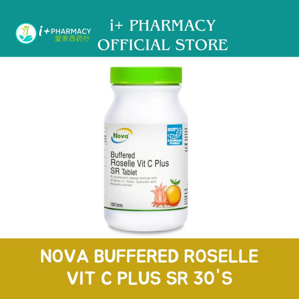 Nova Buffered Roselle Vitamin C Plus SR Tablet (100's) (Formula with ...