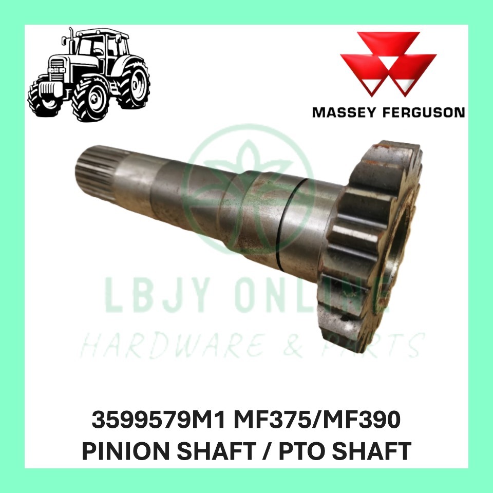 3599579M1 PINION SHAFT PTO SHAFT (INPUT) TRACTOR MASSEY FERGUSON MF375 ...