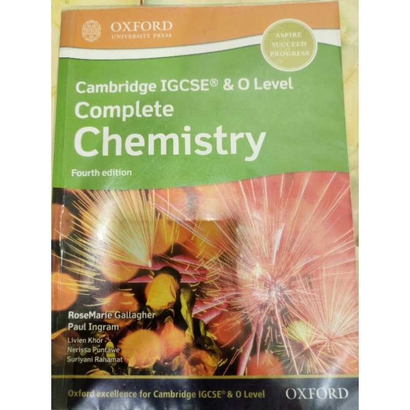 Cambridge IGCSE & O level Complete Chemistry Fourth Edition | Shopee ...