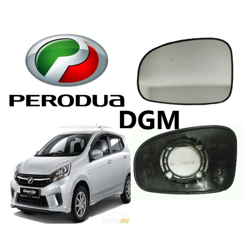 100% Original Perodua Axia 2014-2022y Side Mirror Glass | Shopee Malaysia