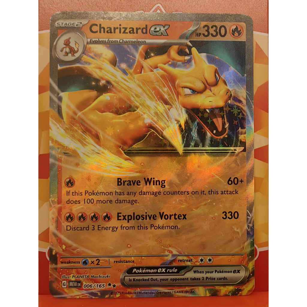Charizard ex - 006/165 - SV: Scarlet & Violet 151 (MEW) | Shopee Malaysia