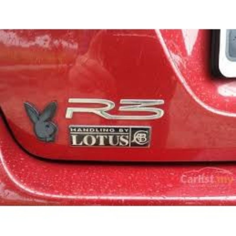 ️Emblem Logo Boot Belakang R3 Chrome For Proton Satria Neo,Preve,Satria ...