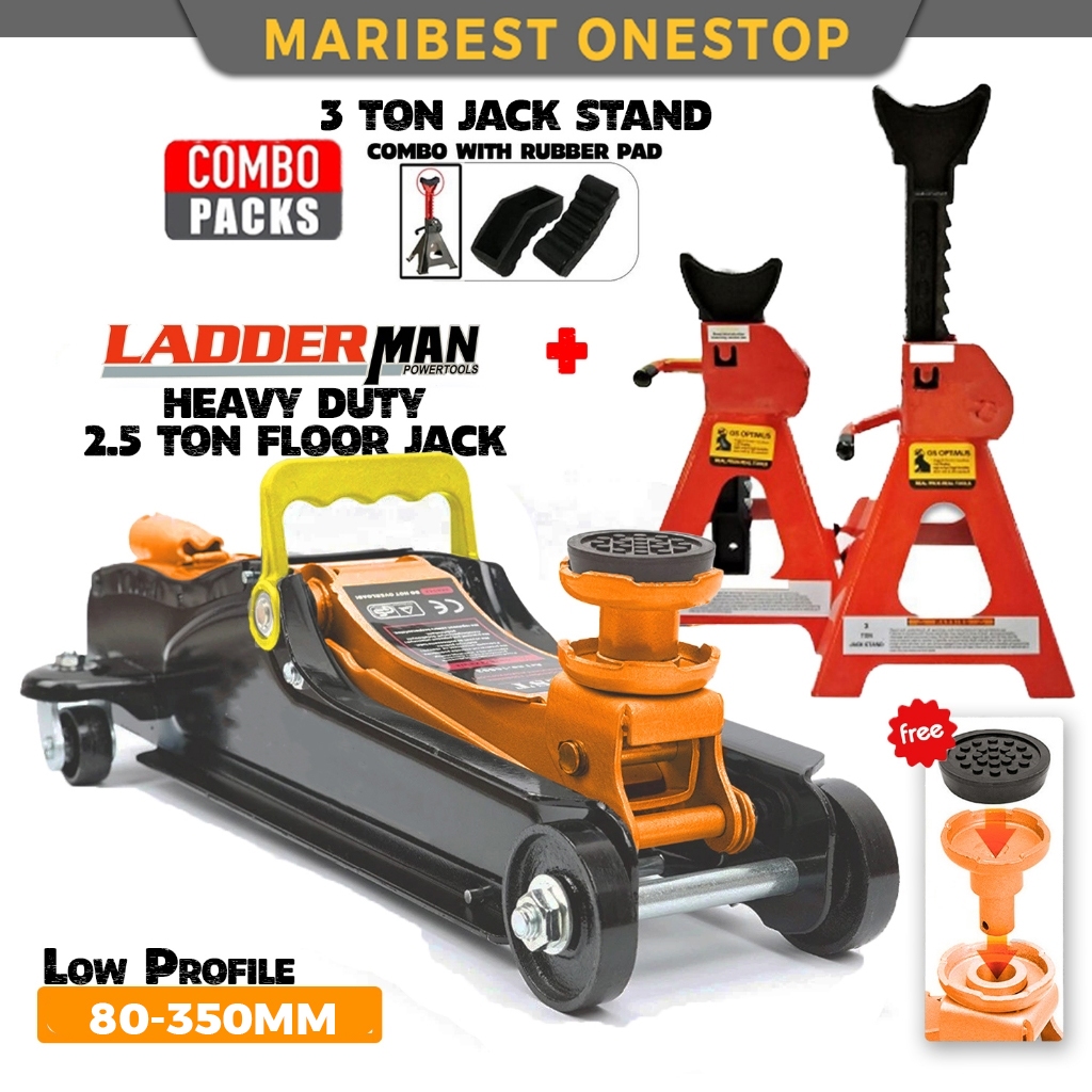 Heavy Duty 2.5 Ton Floor Jack Low Profile Hydraulic Car 3 Ton Jack ...