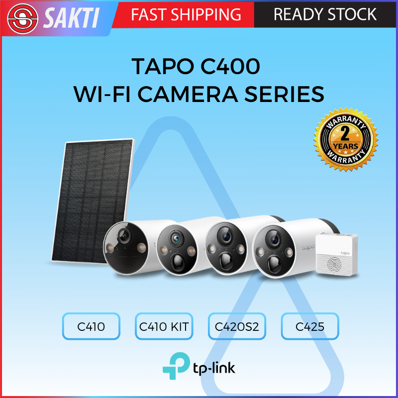 Tp-Link Tapo CCTV C410 / C410 KIT / C420S2 / C425 Solar Powered indoor ...