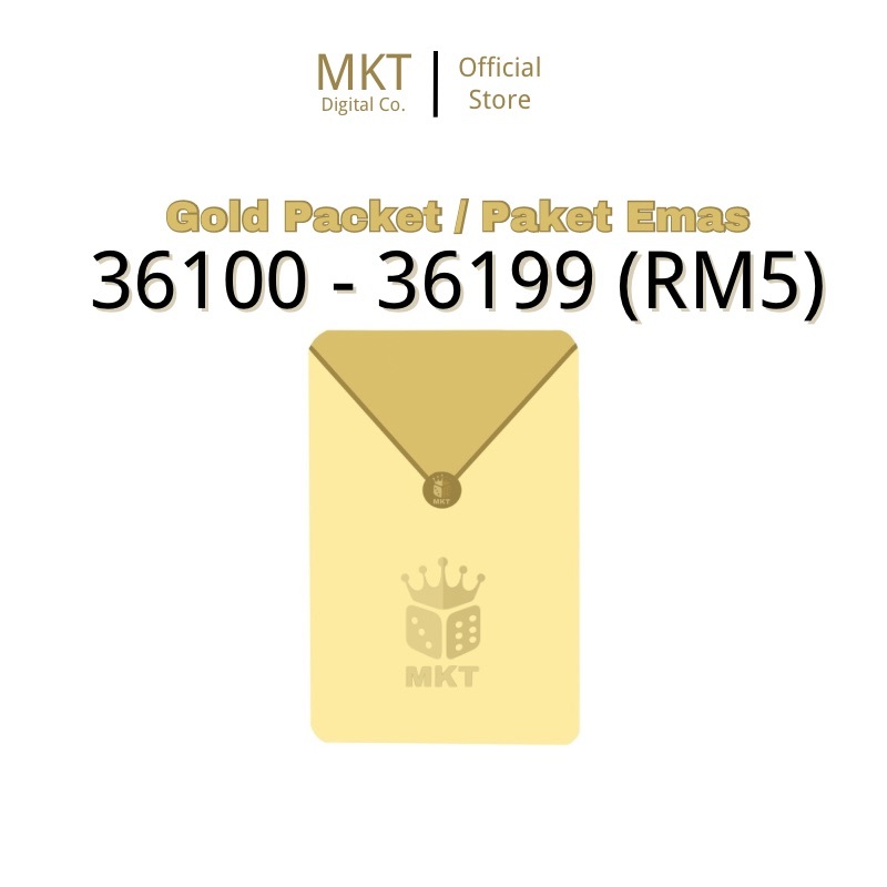 ELECTRONIC DIGITAL PACKET (GOLD RM5) (36100-36199) | Shopee Malaysia