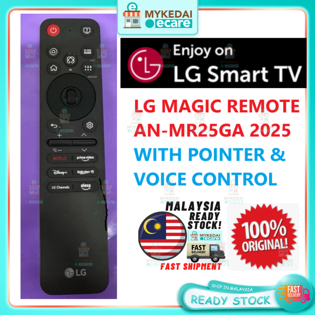 LG AN MR25GA LG magic remote control AN-MR25GA year 2025 LG remote ...
