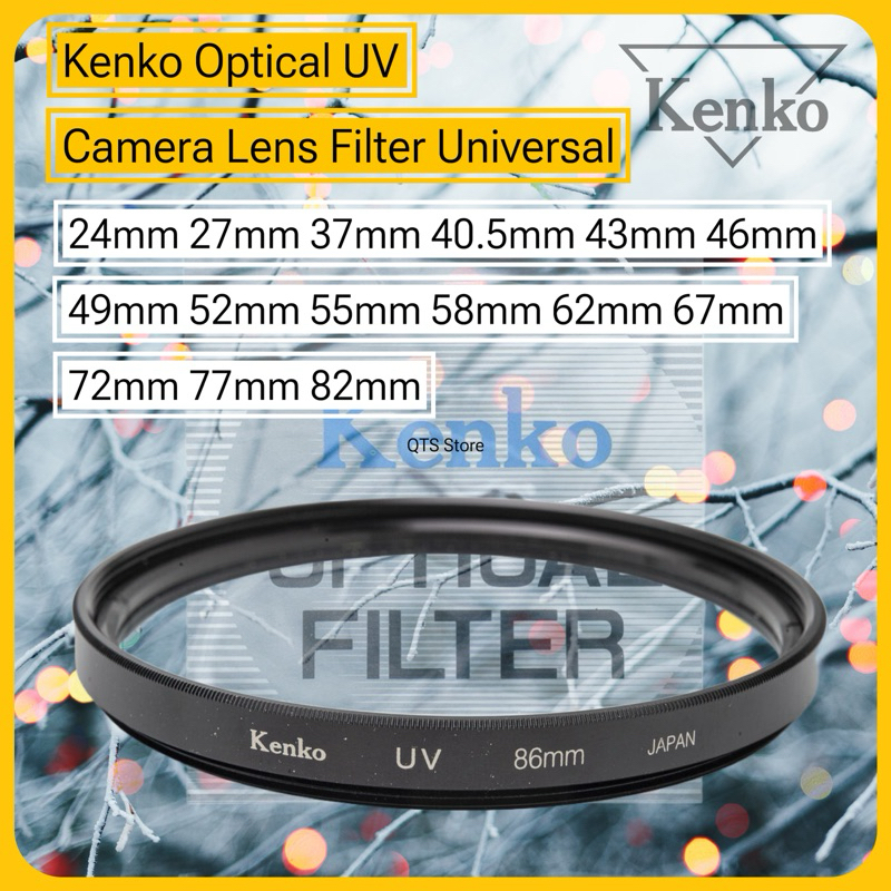 Kenko UV Lens Filters (27mm/37mm/39mm/40.5mm/49mm/52mm/58mm/67mm/72mm ...