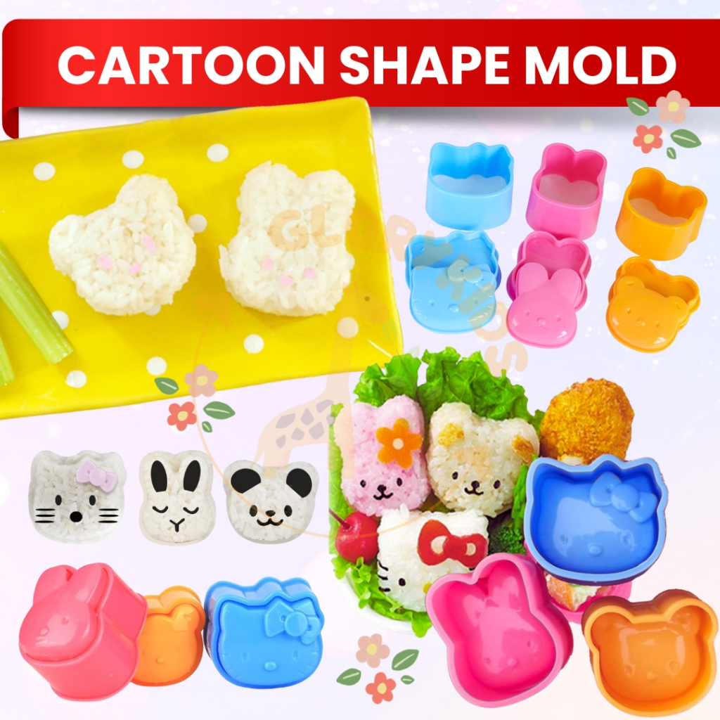 Acuan Nasi | Rice Mold | Cute Bento Accessories | Acuan Bento Box ...