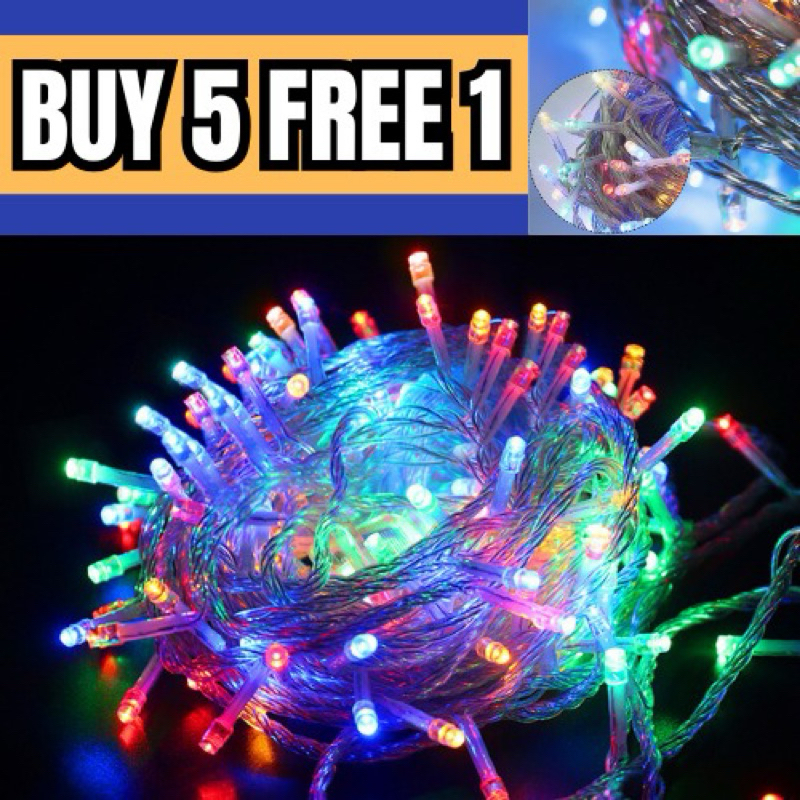 ***Raya Offer*** Lampu Raya LED Light | 10m 100 LED String Lights ...