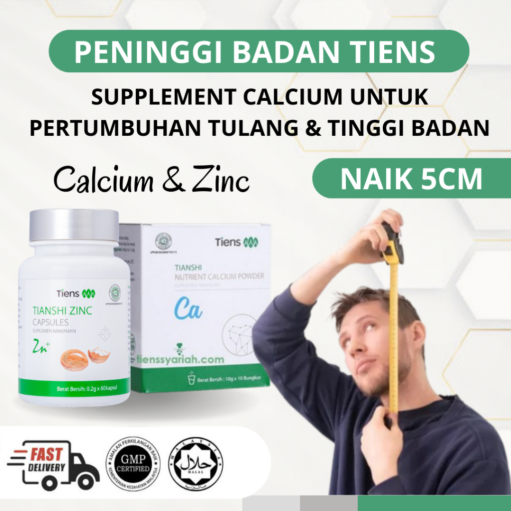 Ubatt tinggi supplement Calcium Height POWDER Peninggi Badan Lelaki ...