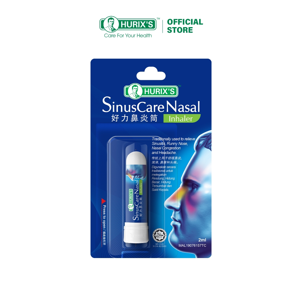 HURIX'S SinusCare Nasal Inhaler - Melegakan Resdung - Sinus - Hidung ...