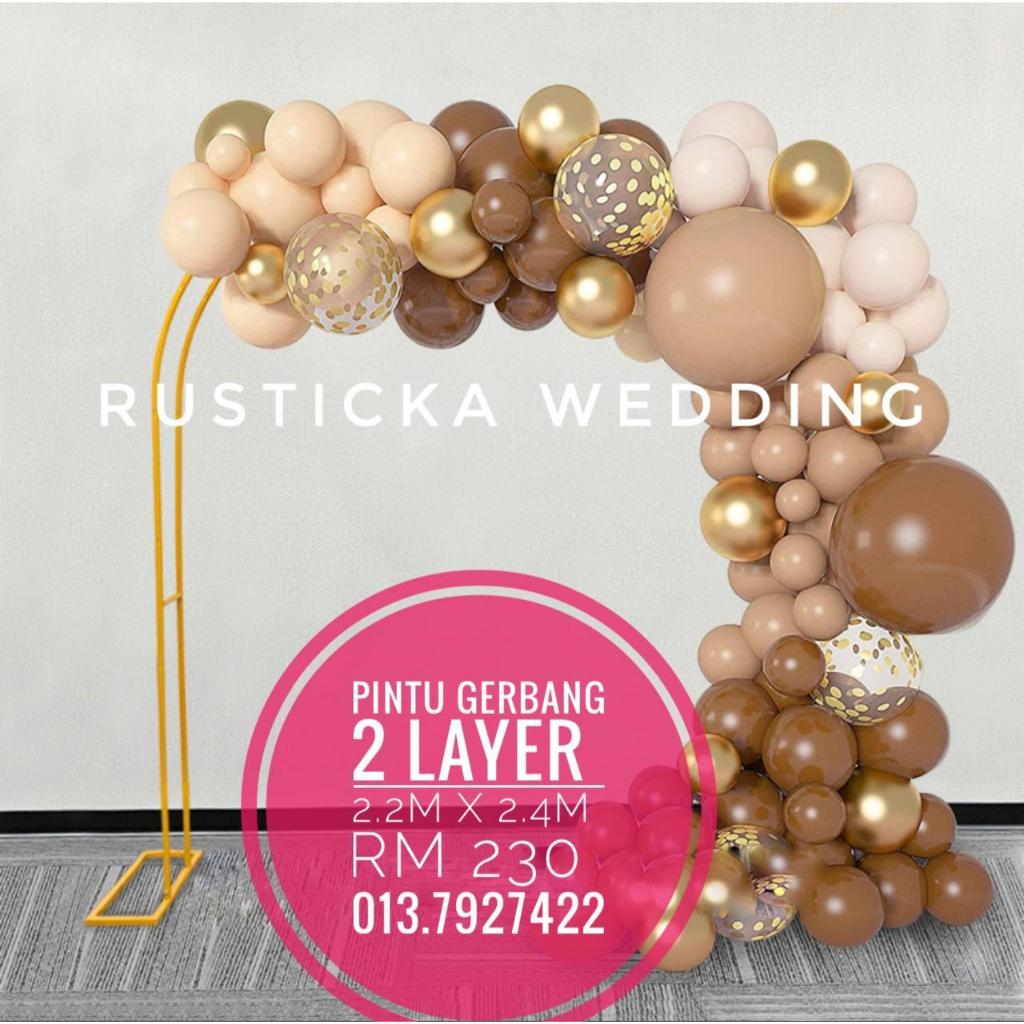 Curve Wedding Arch Backdrop Door Stand Flower Frame Marriage Party DIY ...