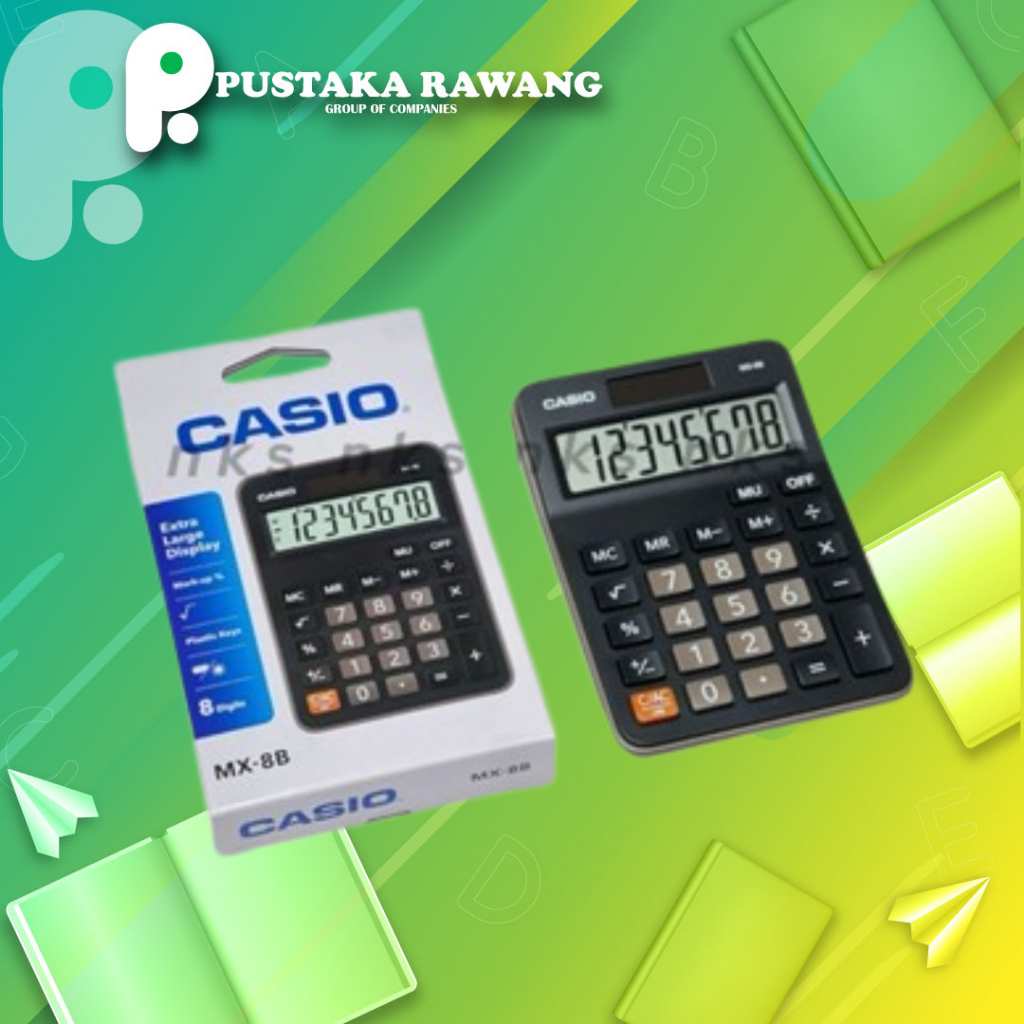 *ORIGINAL CASIO MX-8B 8 DIGITS CALCULATOR | Shopee Malaysia