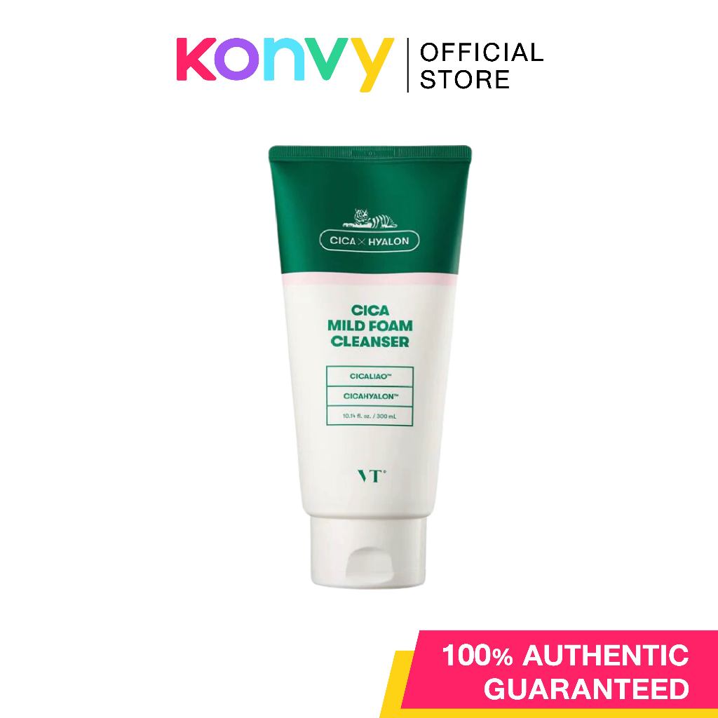 VT COSMETICS VT CICA MILD FOAM CLEANSER 300ml | Shopee Malaysia