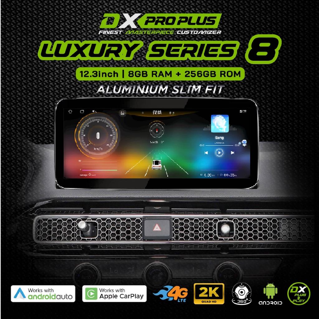 🔧🔥UNIVERSAL/CONTI L8 8+256 12.3" LUXURY SERIES DX-PRO ANDROID PLAYER ...