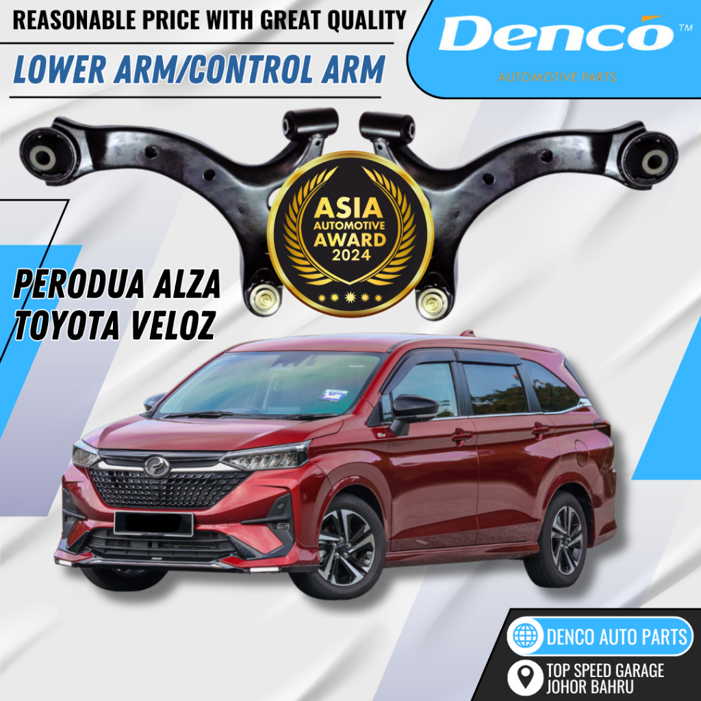 Original DENCO Suspension Lower Arm Front Depan - Perodua Alza new ...