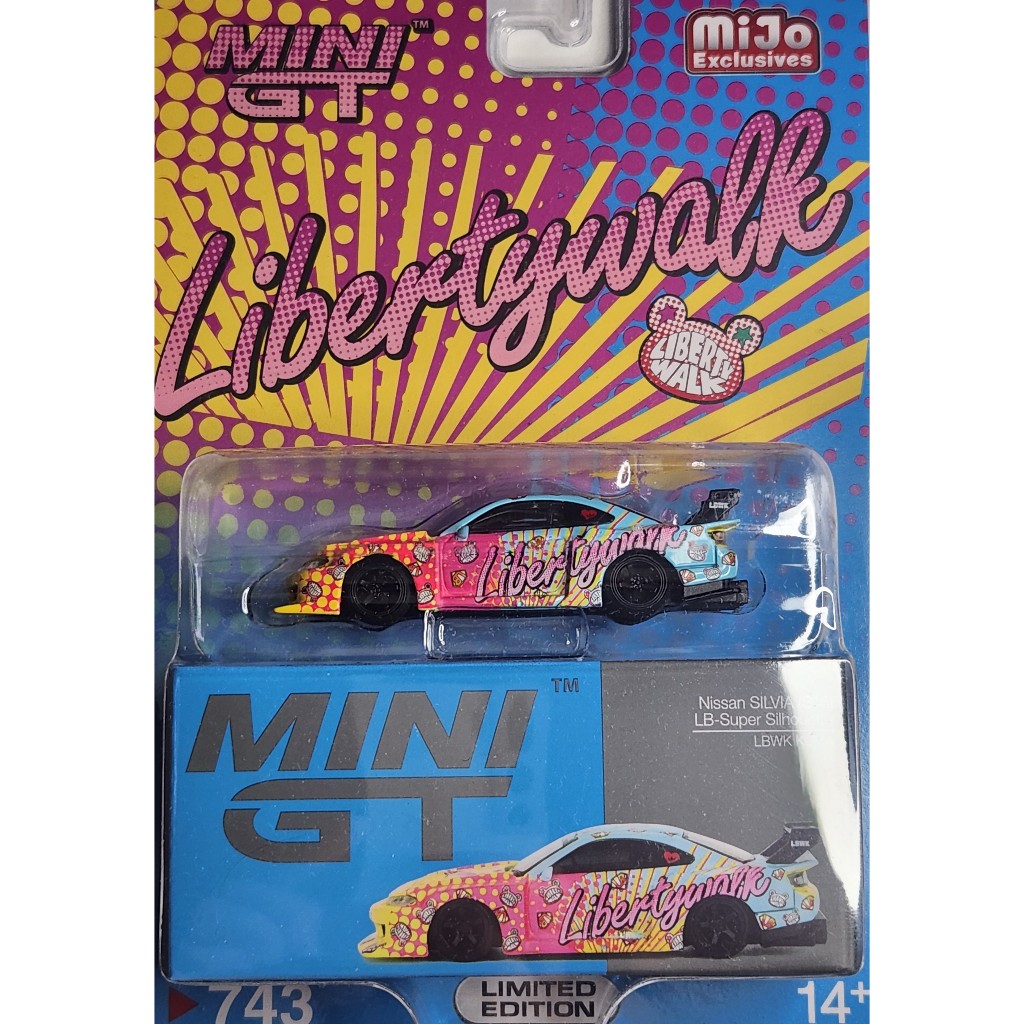 Mini GT 743 Nissan Silvia LB-Super Silhouette LBWK Kuma | Shopee Malaysia