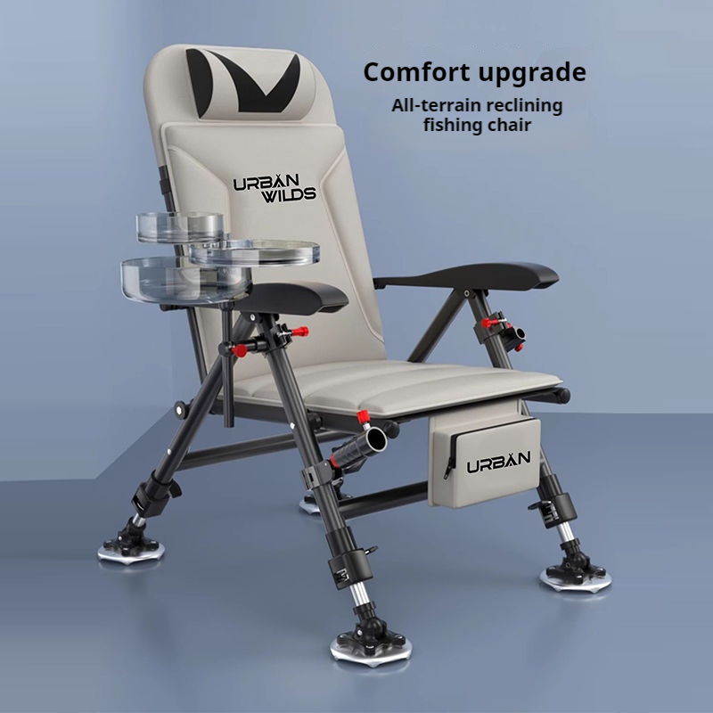 All terrain fishing chair reclining folding lifting leg fishing chair ...