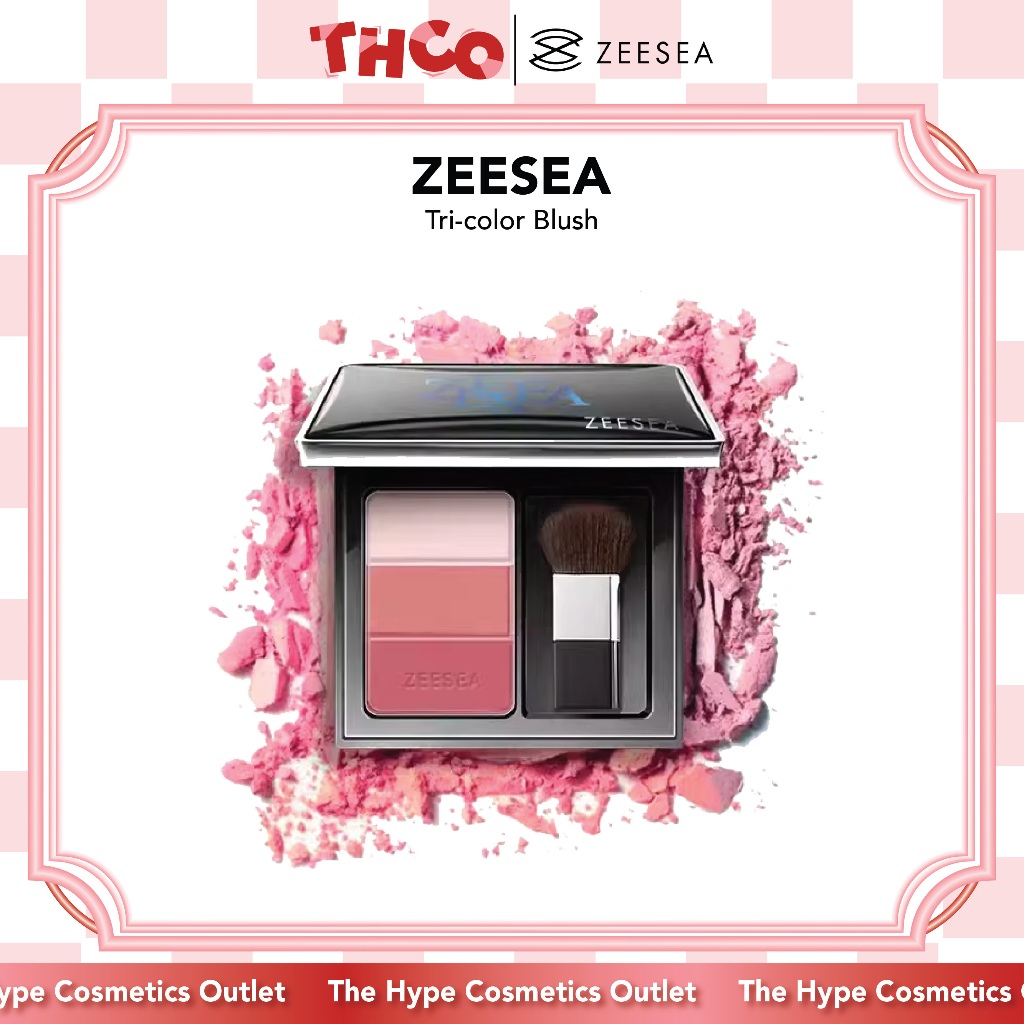 ZEESEA Tri-color blush 滋色三色修颜腮红盘 胭脂粉饼 | Shopee Malaysia