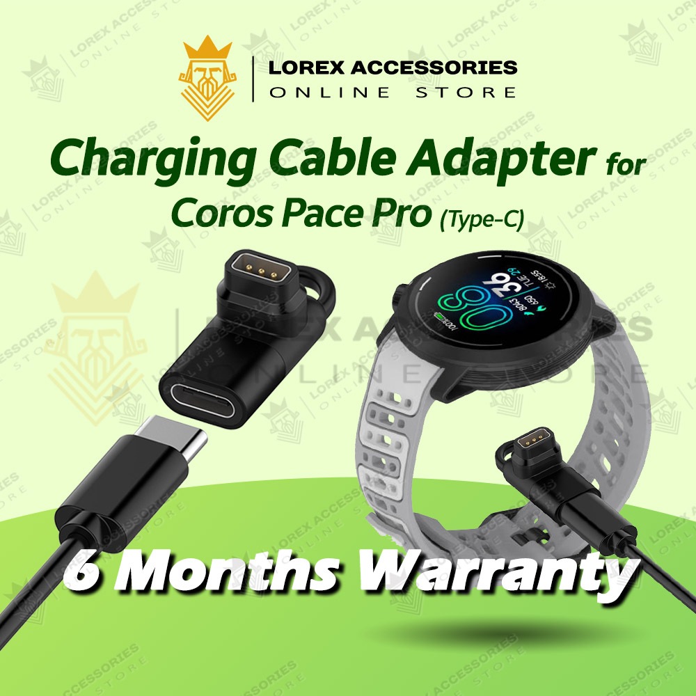 Charging Cable Adapter for Coros Pace Pro, USB Type-C Smartwatch ...