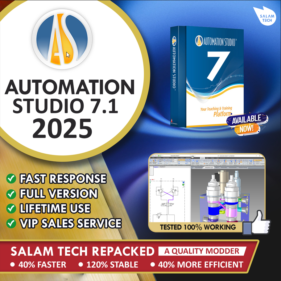 Automation Studio 7 2025 ⚡ LIFETIME PREMIUM ⚡LATEST 2024 ⚡ LIFETIME ...