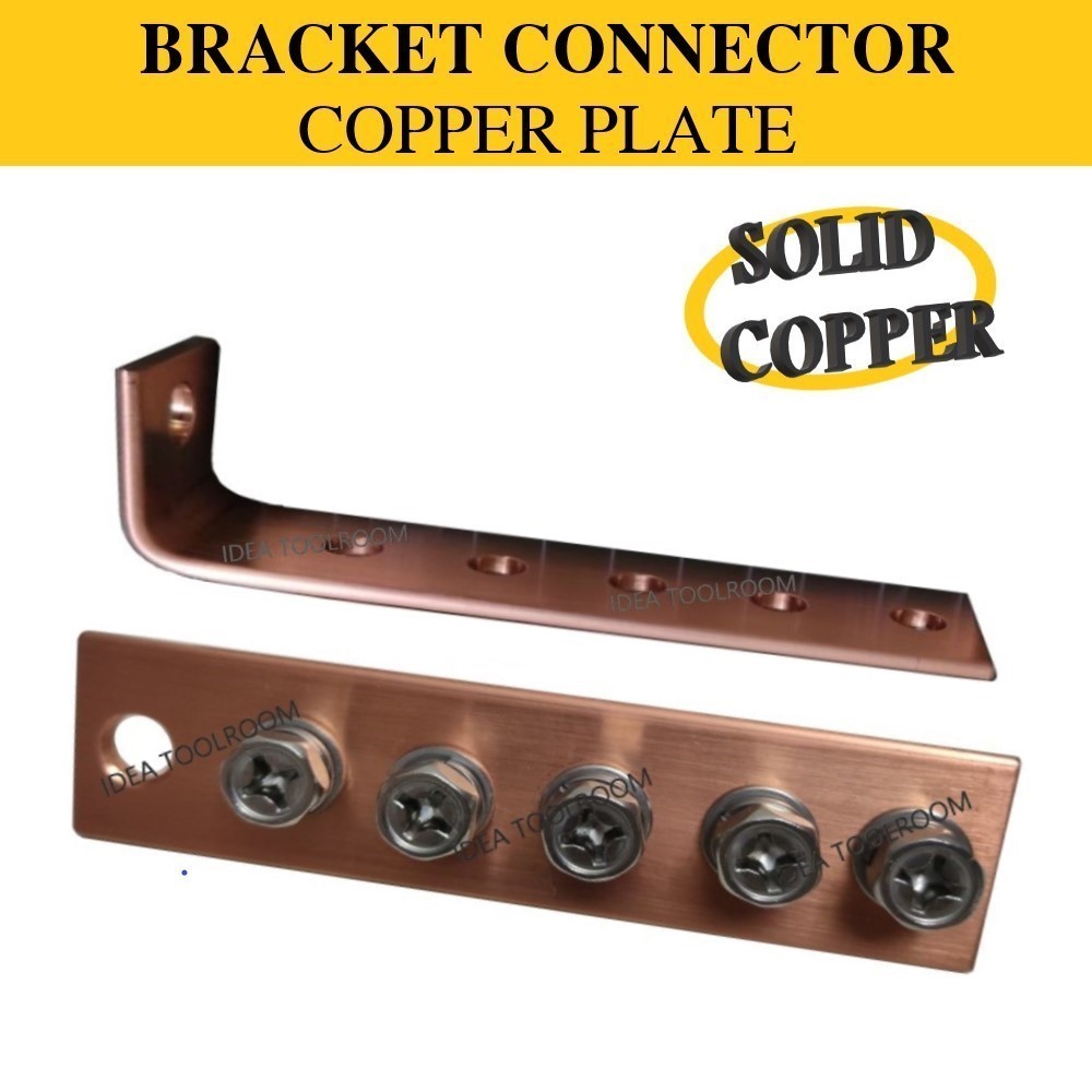 BATTERY TERMINAL GROUNDING COPPER BRACKET EARTH COPPER PLATE . | Shopee ...