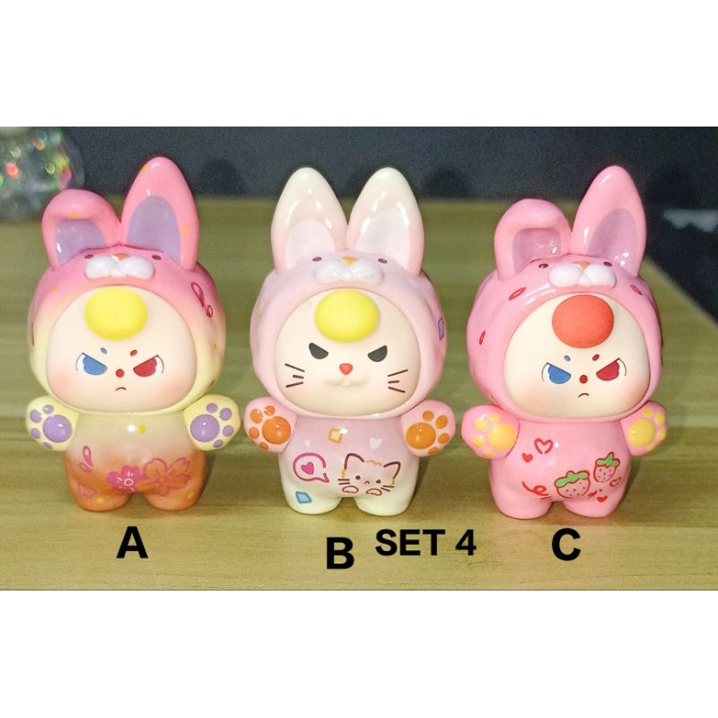 ORIGINAL/GENUINE BABY THREE - DOPAMINE RABBIT CUTE UNSEALED BLIND BOX ...