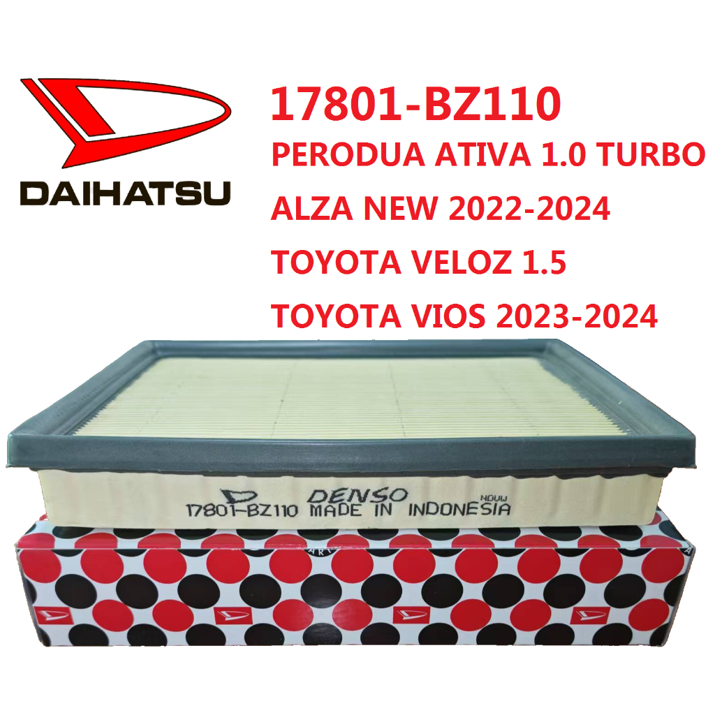 ENGINE AIR FILTER PERODUA ATIVA 1.0 TURBO / ALZA NEW 2022-2024 / TOYOTA ...
